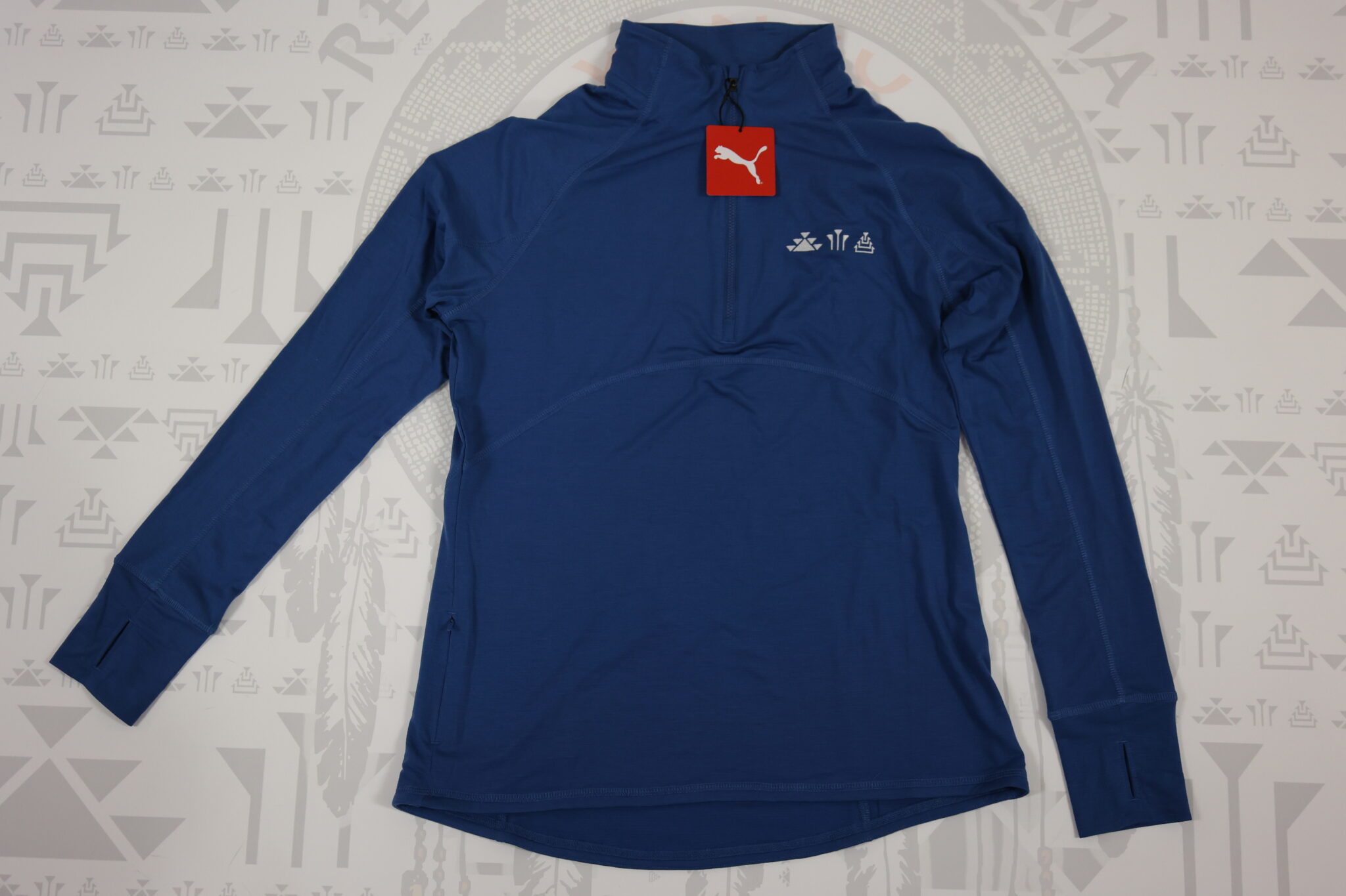 Women’s Puma Sweater-Blue – Redding Rancheria Company Store
